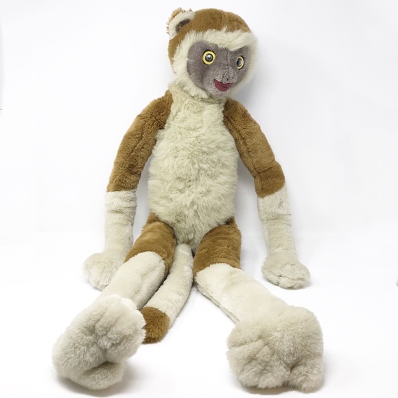 Disney | Toys | Disney Dinosaurs Plush Stuffed Plio Monkey Lemur Brown ...